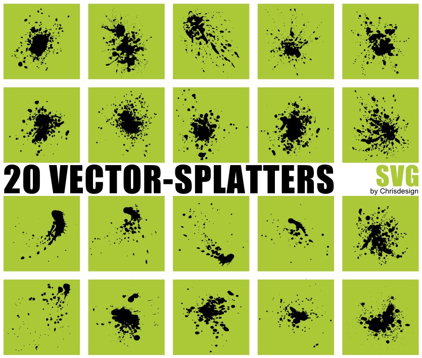 20 Vector-Splatters SVG by Chrisdesign on DeviantArt