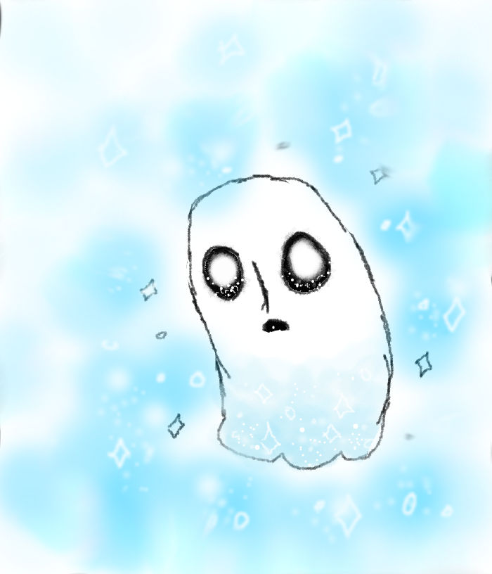 Napstablook by CreamyConeTimelord on DeviantArt