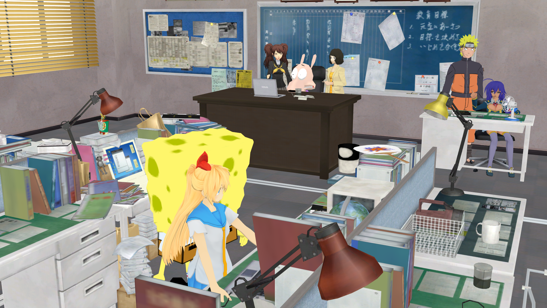 (MMD DL) Shujin Faculty Office by NickJetixFan05 on DeviantArt