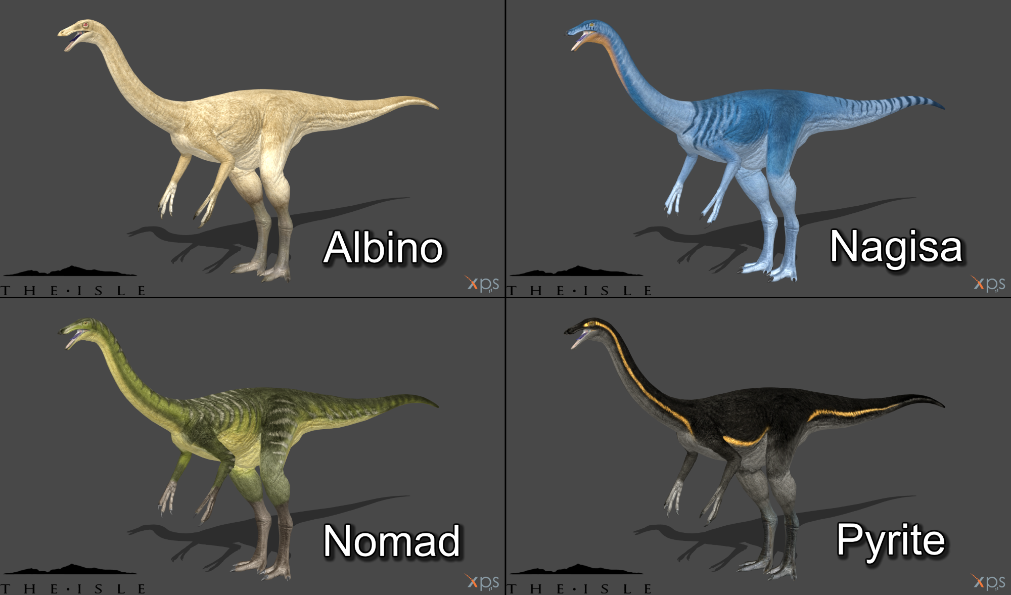 [The Isle] Gallimimus Skin Pack #1 by Phelcer on DeviantArt