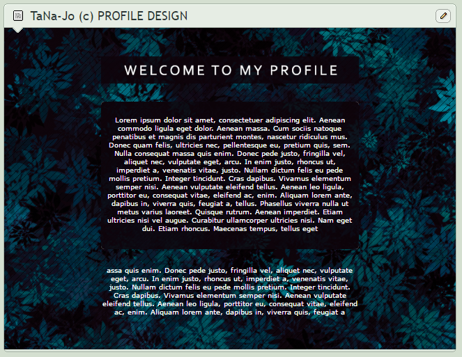 Blue floral custom box design with psd file by TaNa-Jo on DeviantArt