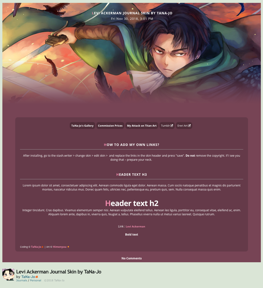 Journal skins on CustomizeYourProfile - DeviantArt