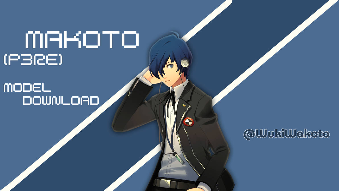 Makoto P3RE - Model Download by WukiWakoto on DeviantArt