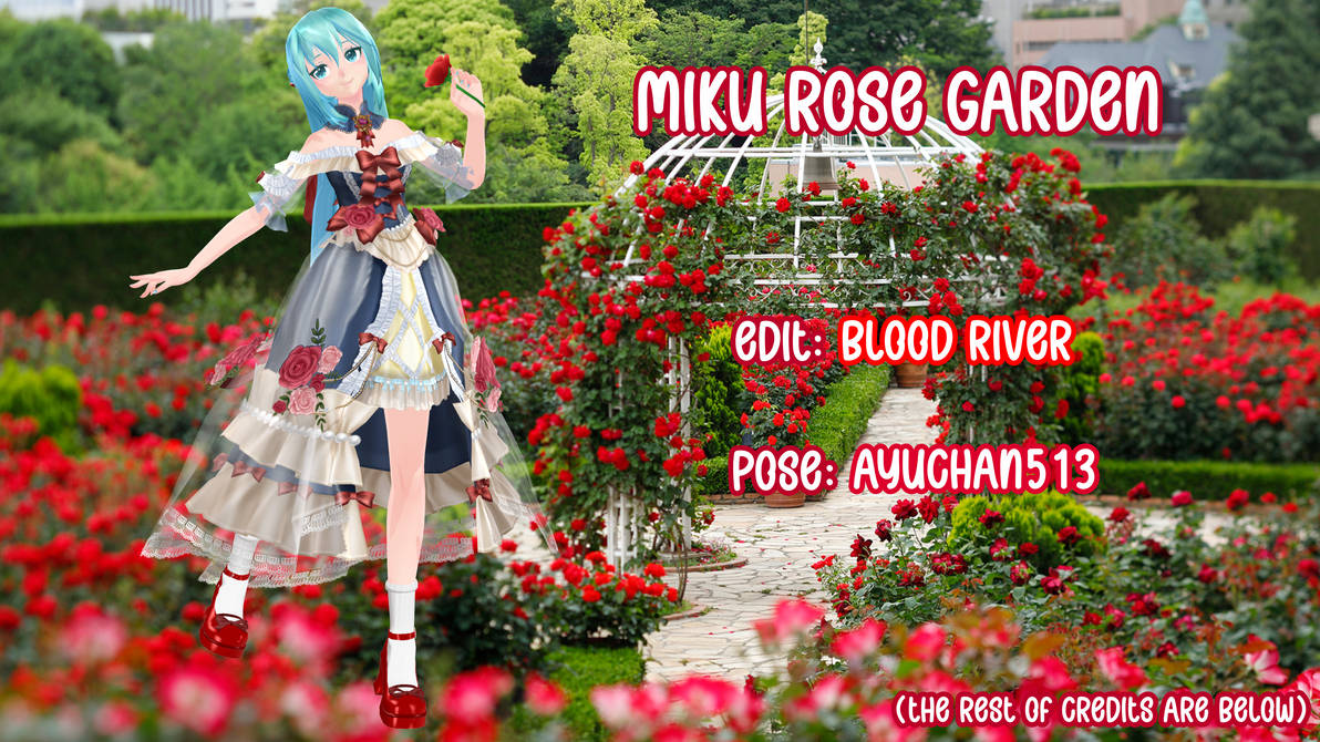 TDA Miku Rose Garden - DOWNLOAD by BloodRiver11 on DeviantArt