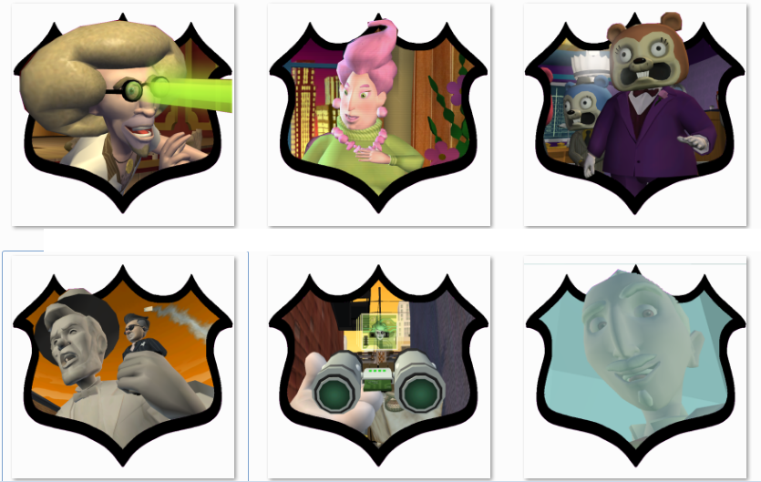 Sam and Max 1 Villains Icons by Nintomster on DeviantArt