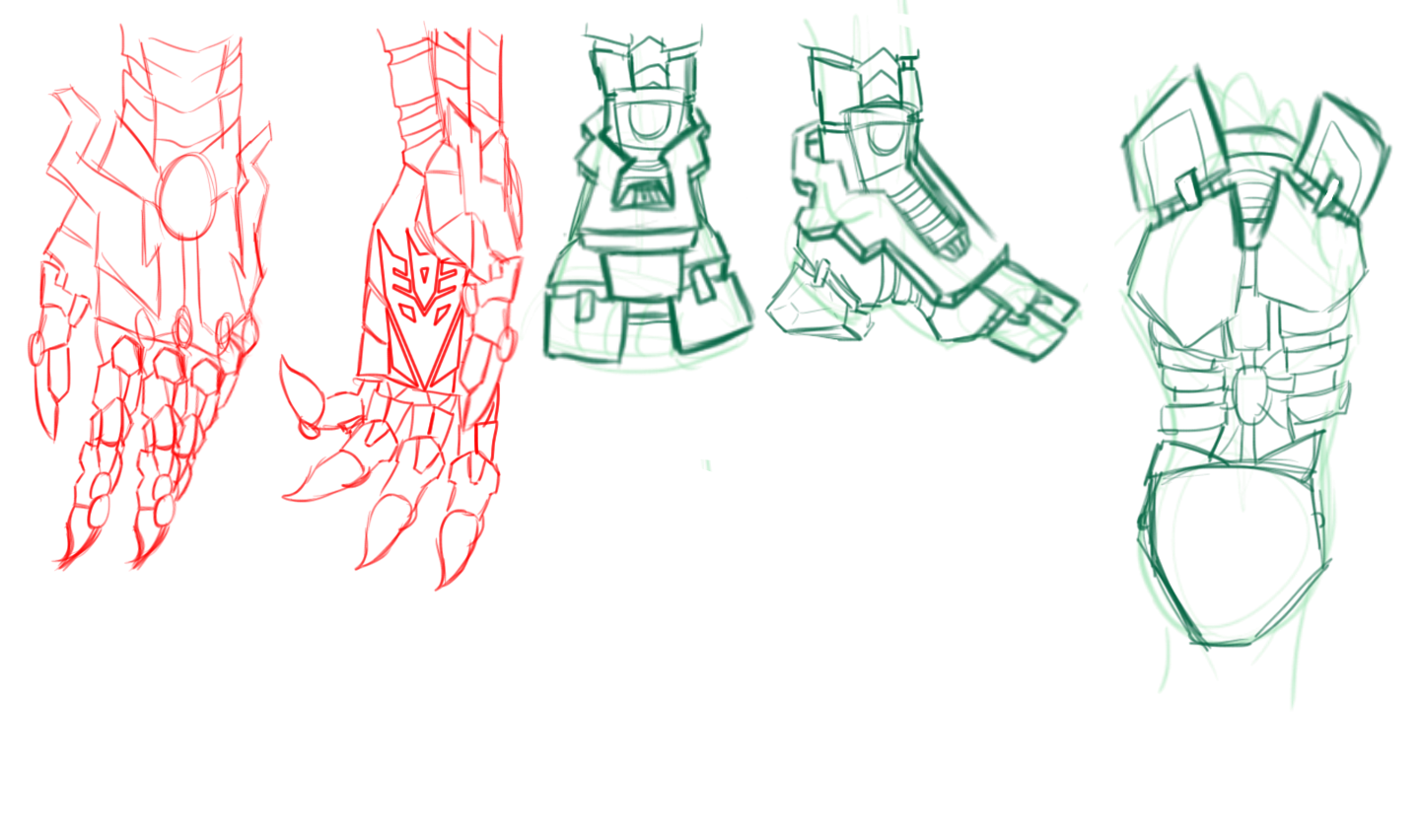 transformers OC hand and feet design by LonewolfTerror on DeviantArt