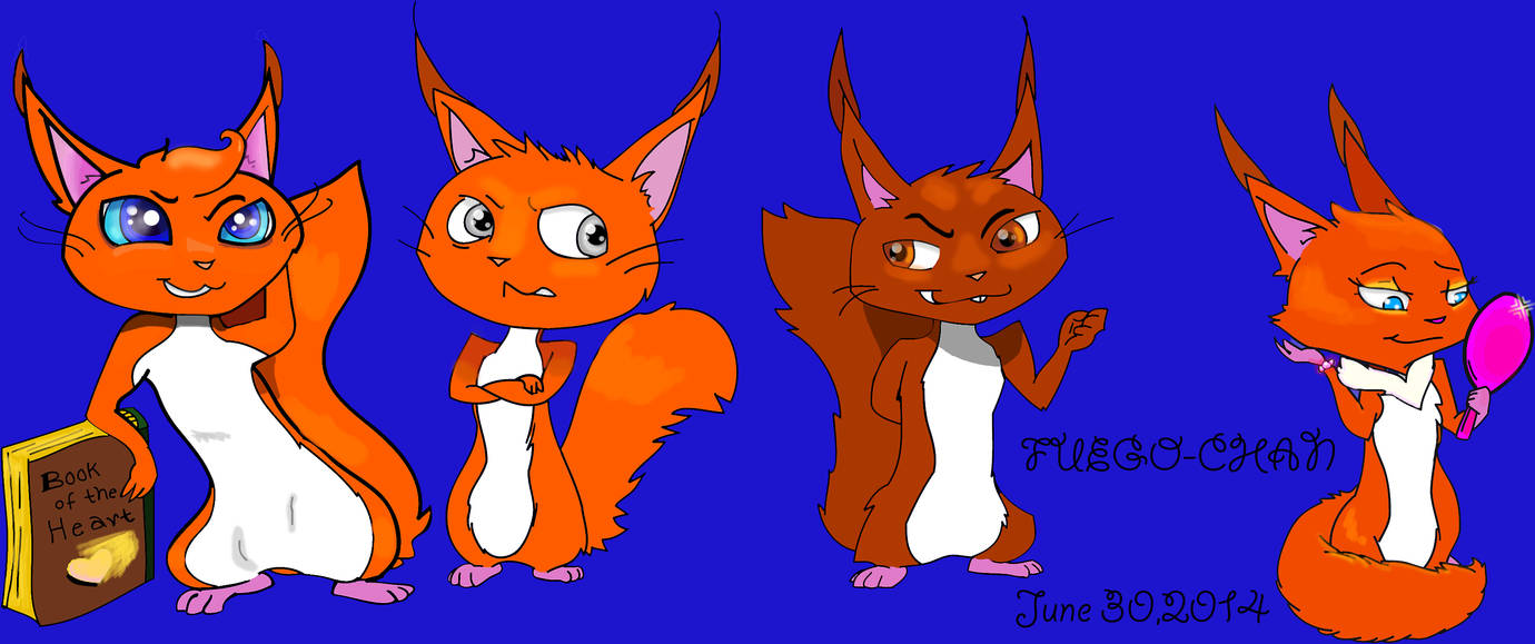 Young Squirrel Villains by FUEGO-CHAN on DeviantArt