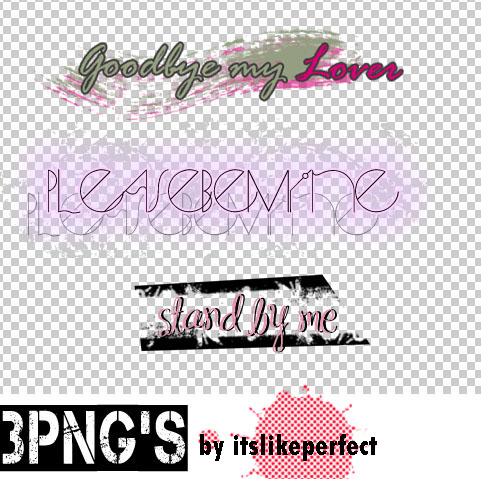 Pack 3 text png by itslikeperfect on DeviantArt