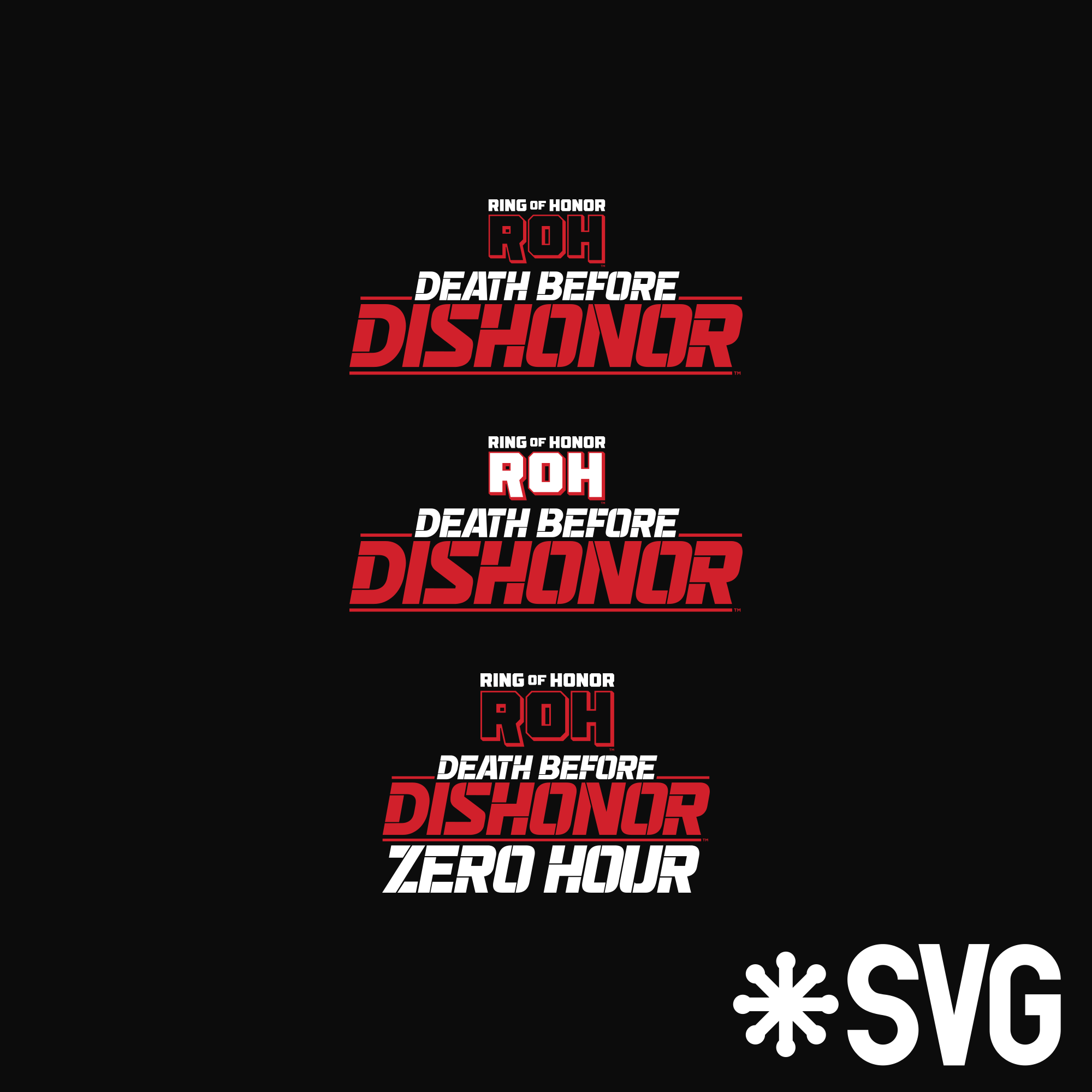 ROH Death Before Dishonor (2022) Logo SVG by HellMen45 on DeviantArt