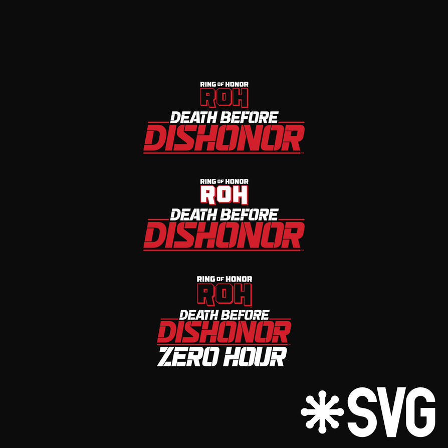 ROH Death Before Dishonor (2022) Logo SVG by HellMen45 on DeviantArt
