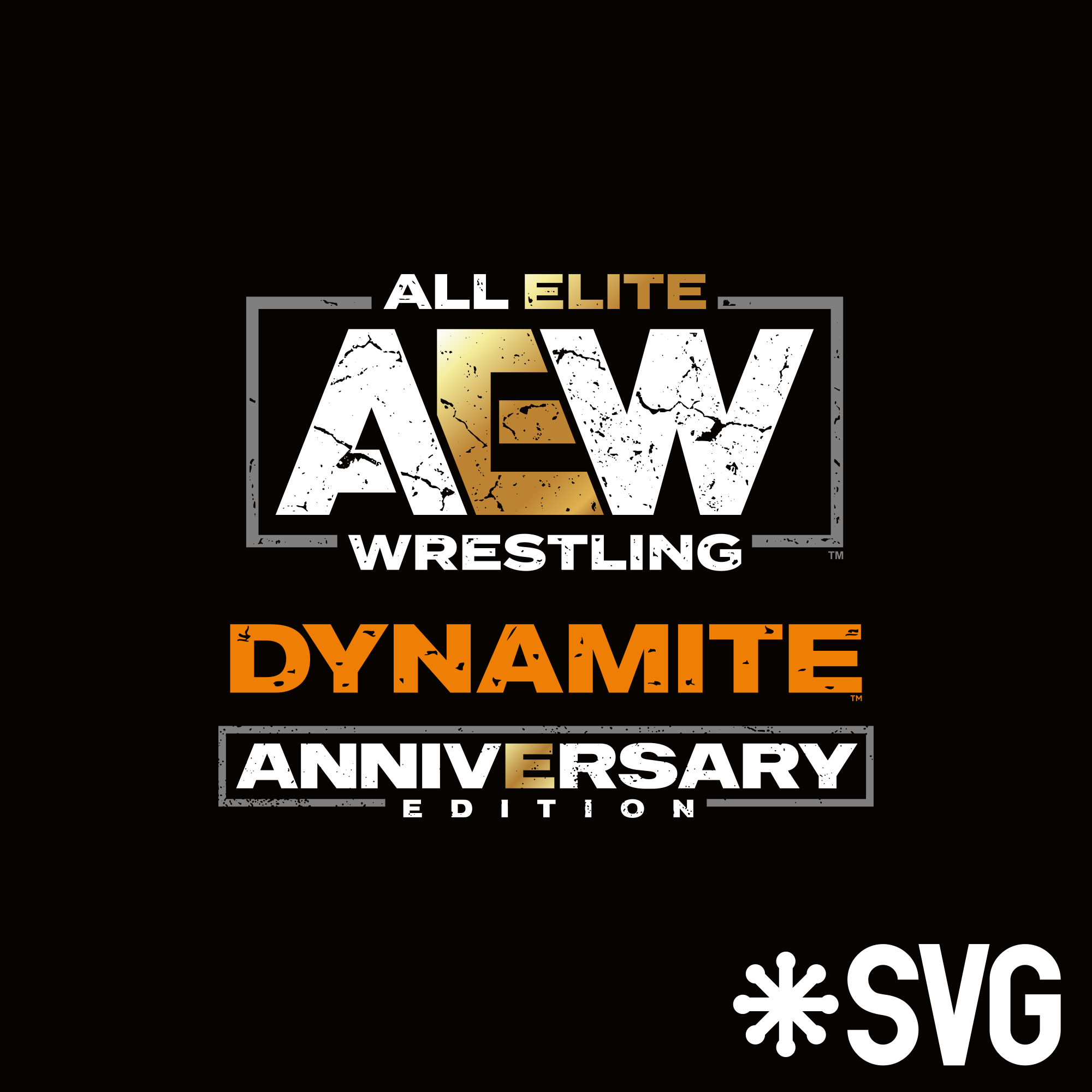 AEW Dynamite Anniversary Edition Logo SVG by HellMen45 on DeviantArt