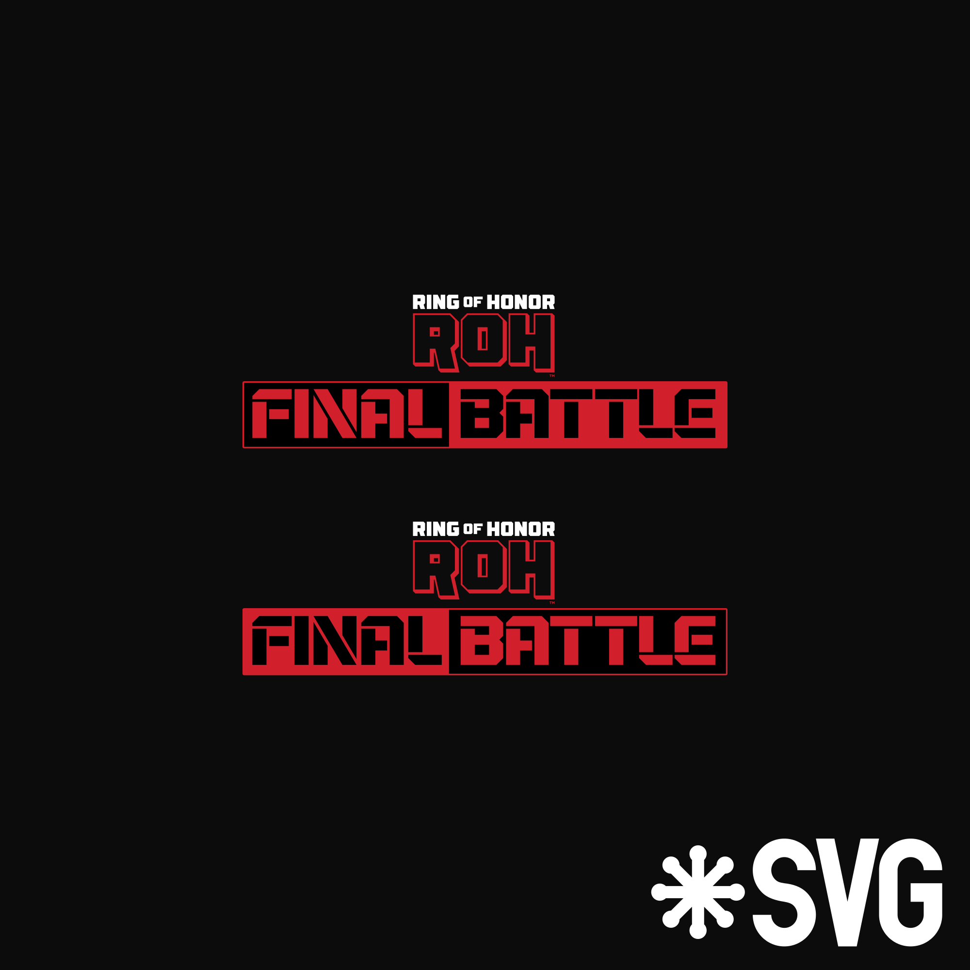 ROH Final Battle (2022) Logo SVG by HellMen45 on DeviantArt