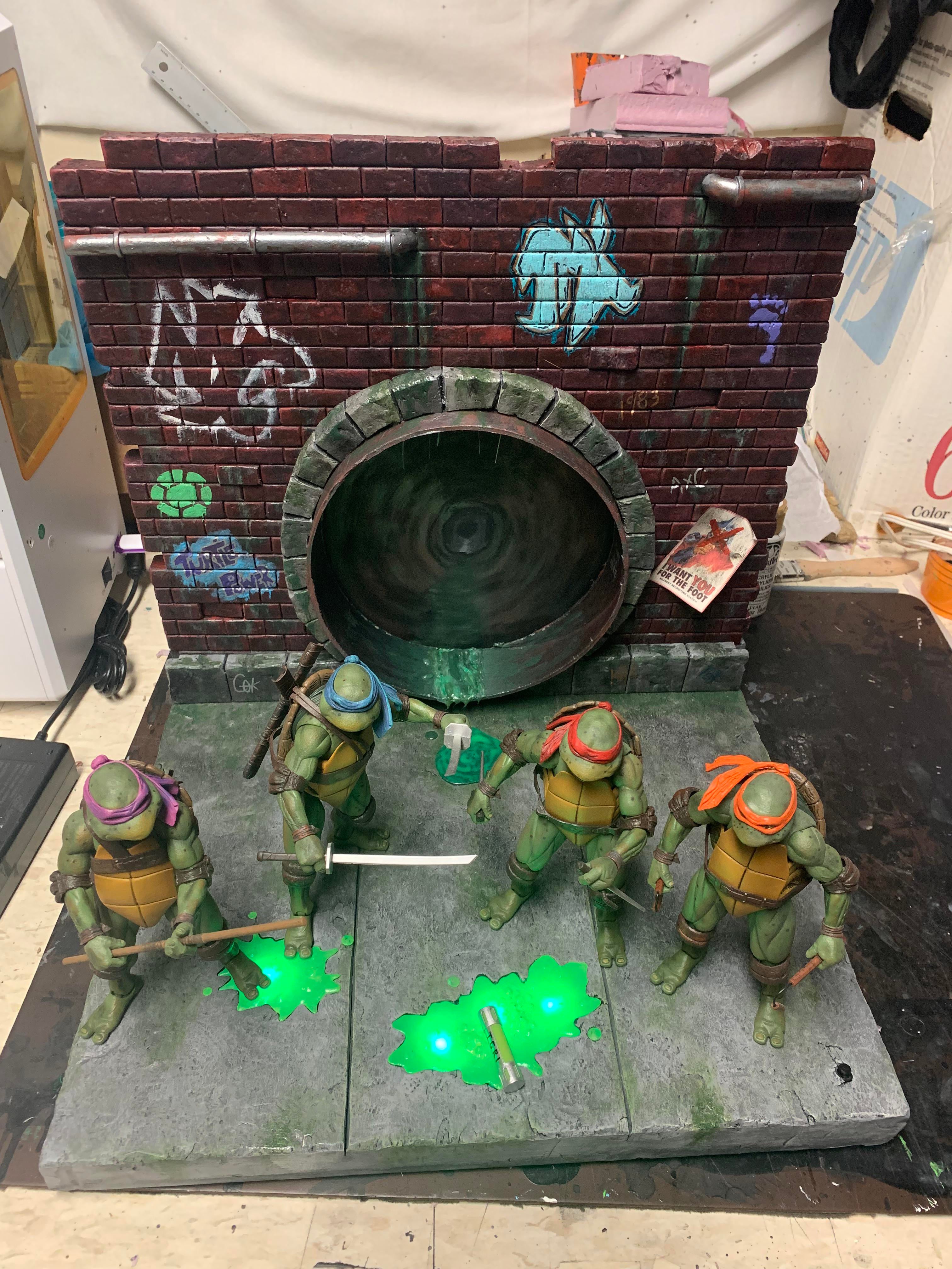 TMNT Movie Sewer Diorama by EvilHayato on DeviantArt