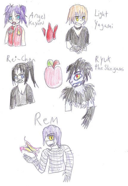 Death Note Drawings by Dark-Gamer-Kitsune on DeviantArt
