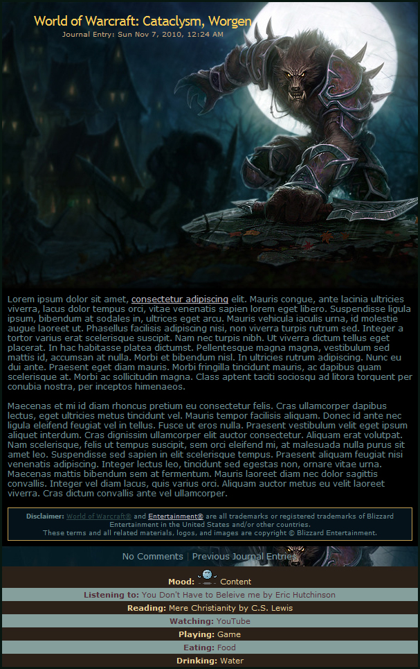 WoW Cataclysm: Worgen by KonekoD on DeviantArt