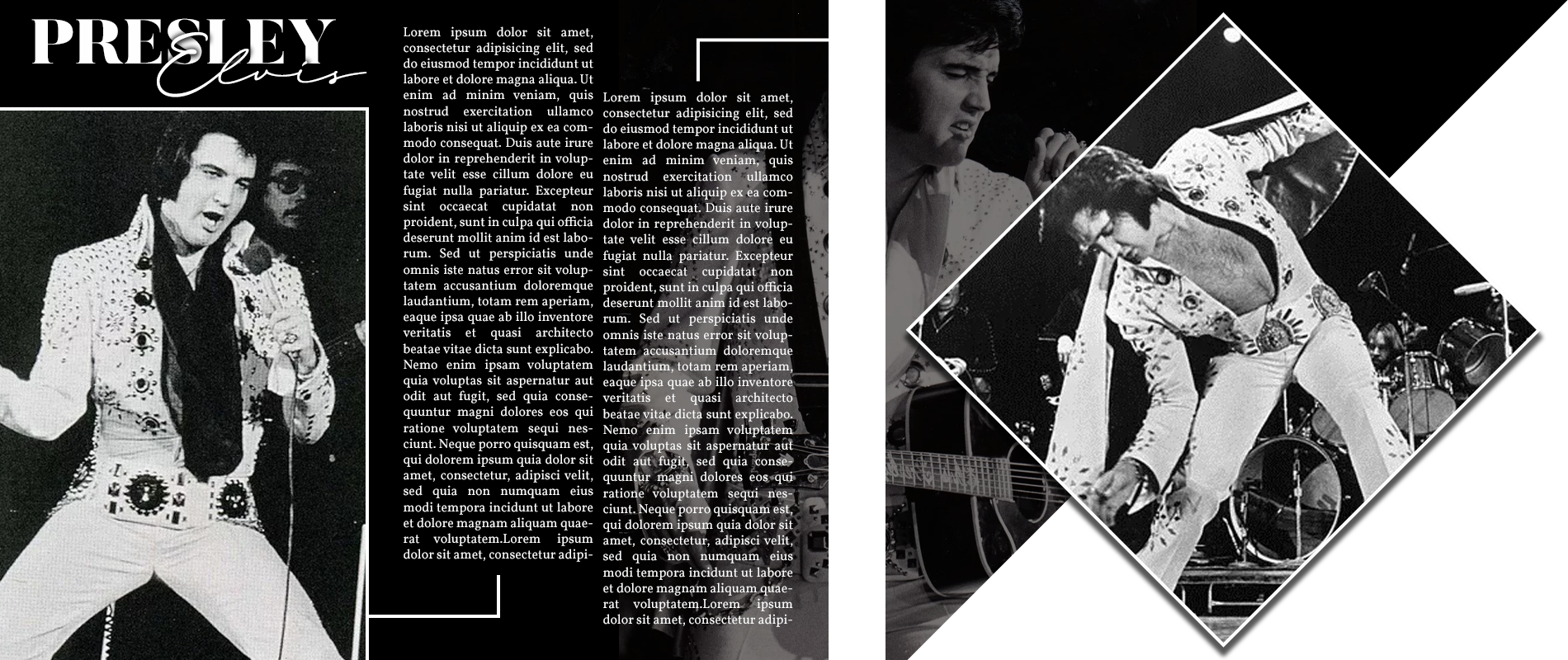 ELVIS PRESLEY template @colawithl by colawithl on DeviantArt