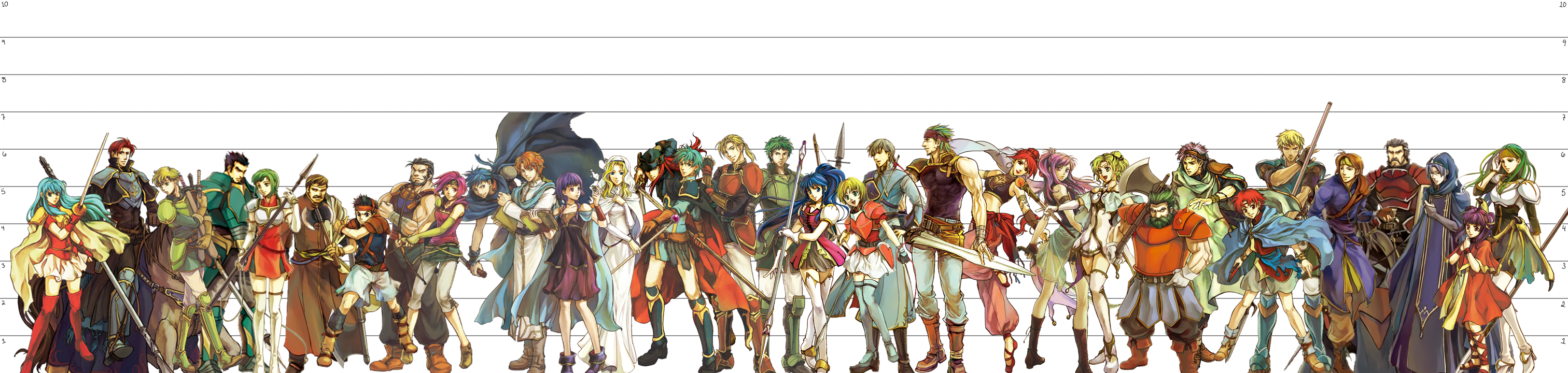 Fire Emblem Sacred Stones Class Chart