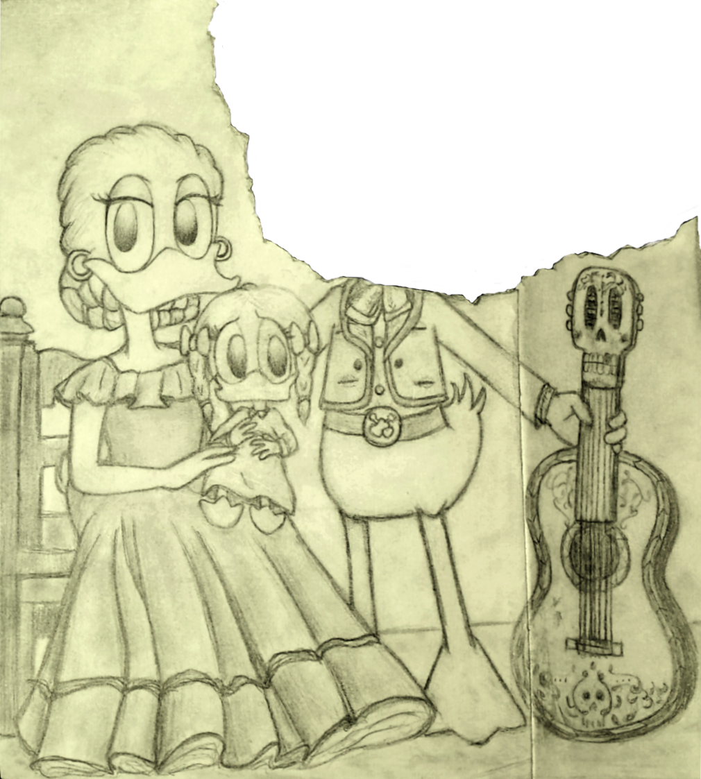 Coco AU- Torn Photo by BraveLittlePauper on DeviantArt