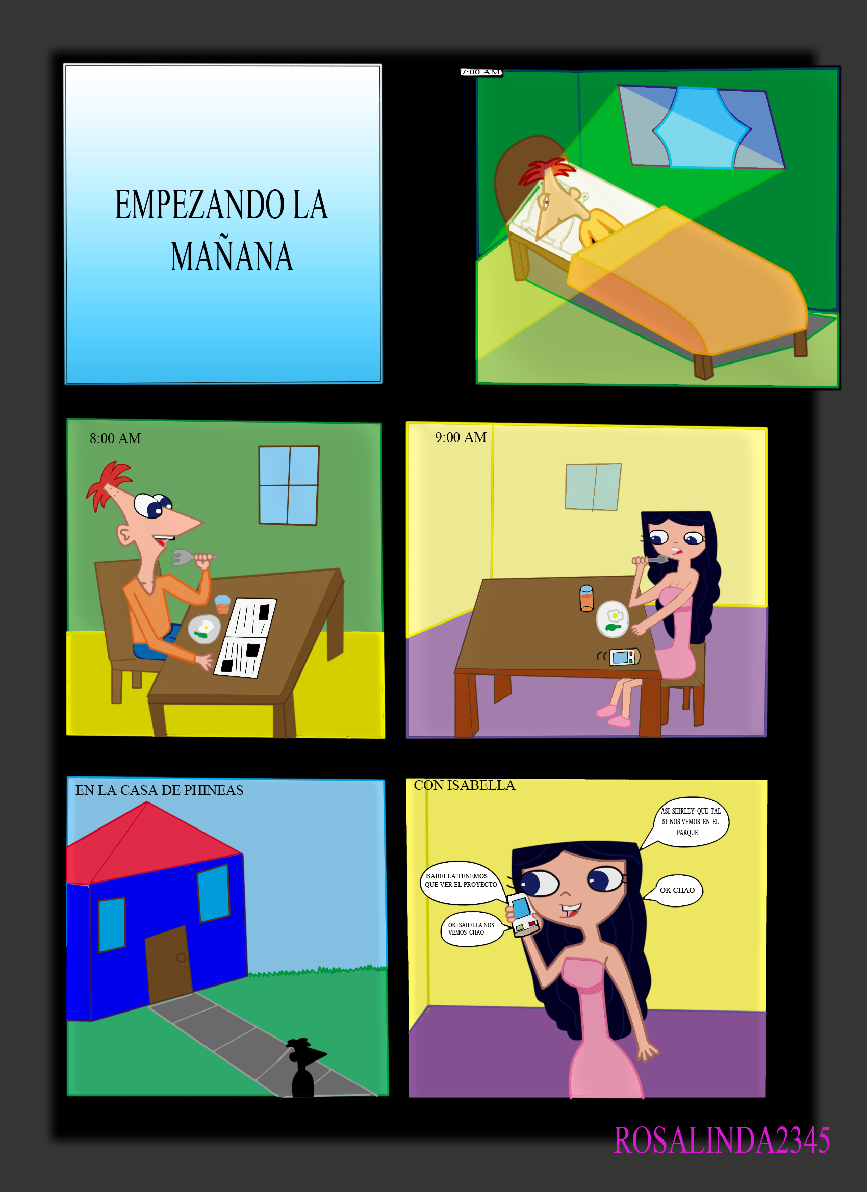 Phineas E Isabella Comic