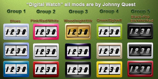 My Digital Watch Mods by jquest68 on DeviantArt