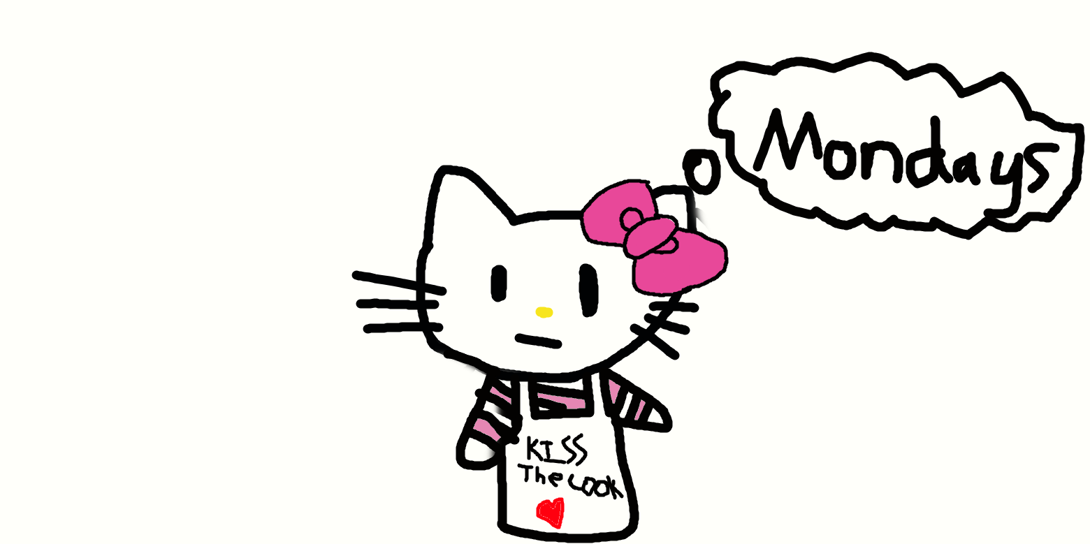 Hello Kitty Hates Mondays by HelloKitty364 on DeviantArt