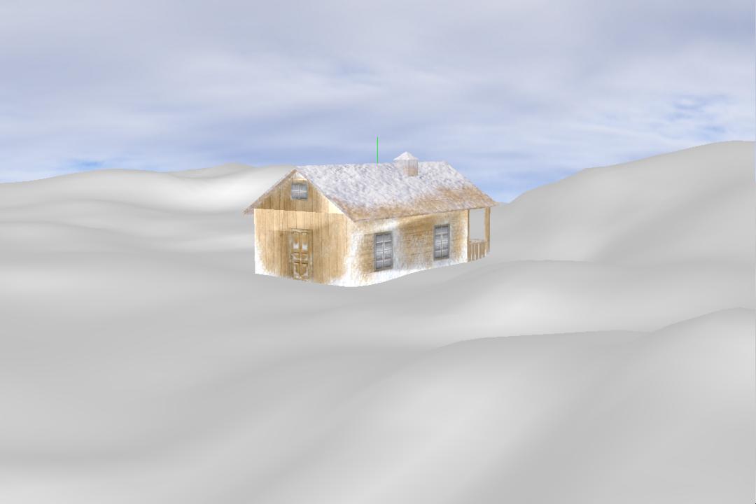 [MMD] Stage - A Cottage on Snow Terrain (DL) by arisumatio on DeviantArt