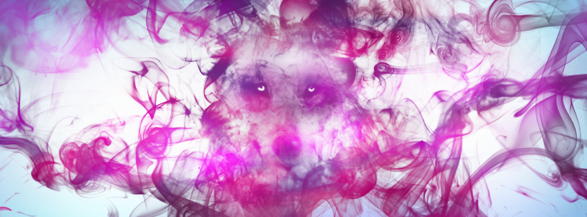 Colorful Smoke Facebook Covers