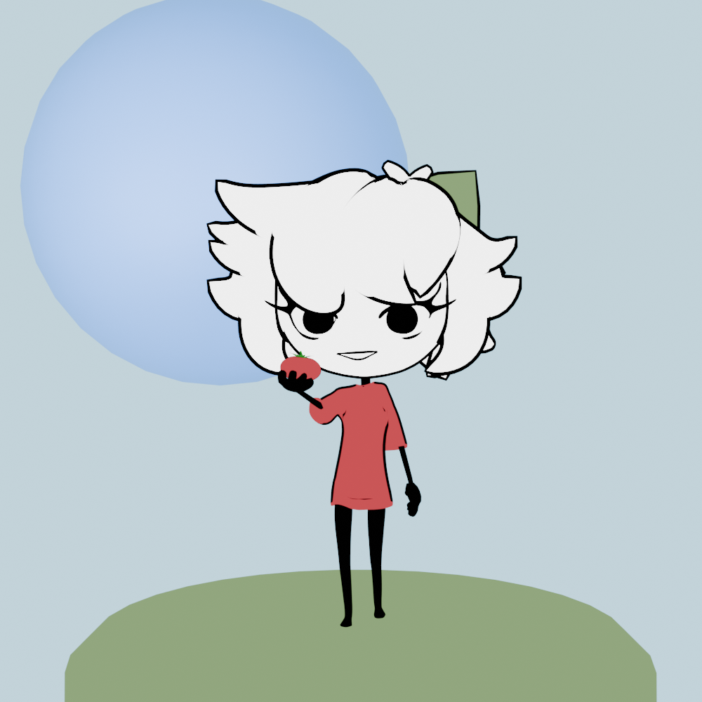 Fan art (Jobaba) April, but 3d by Variante200 on DeviantArt