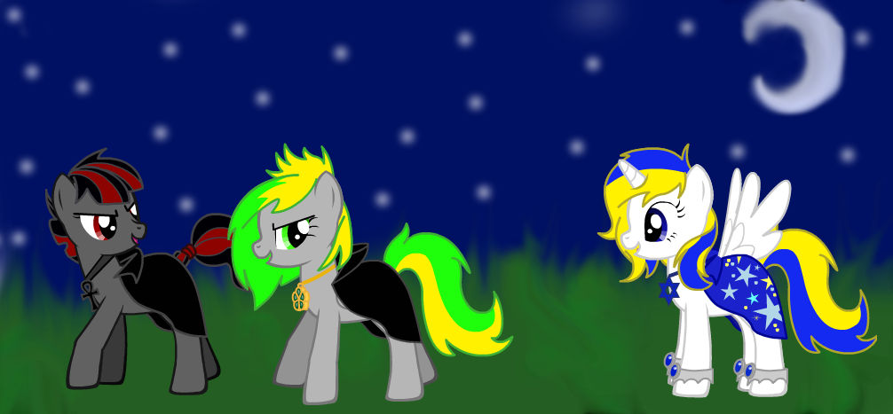 Walking in the moonlight by mylittlepony222345 on DeviantArt