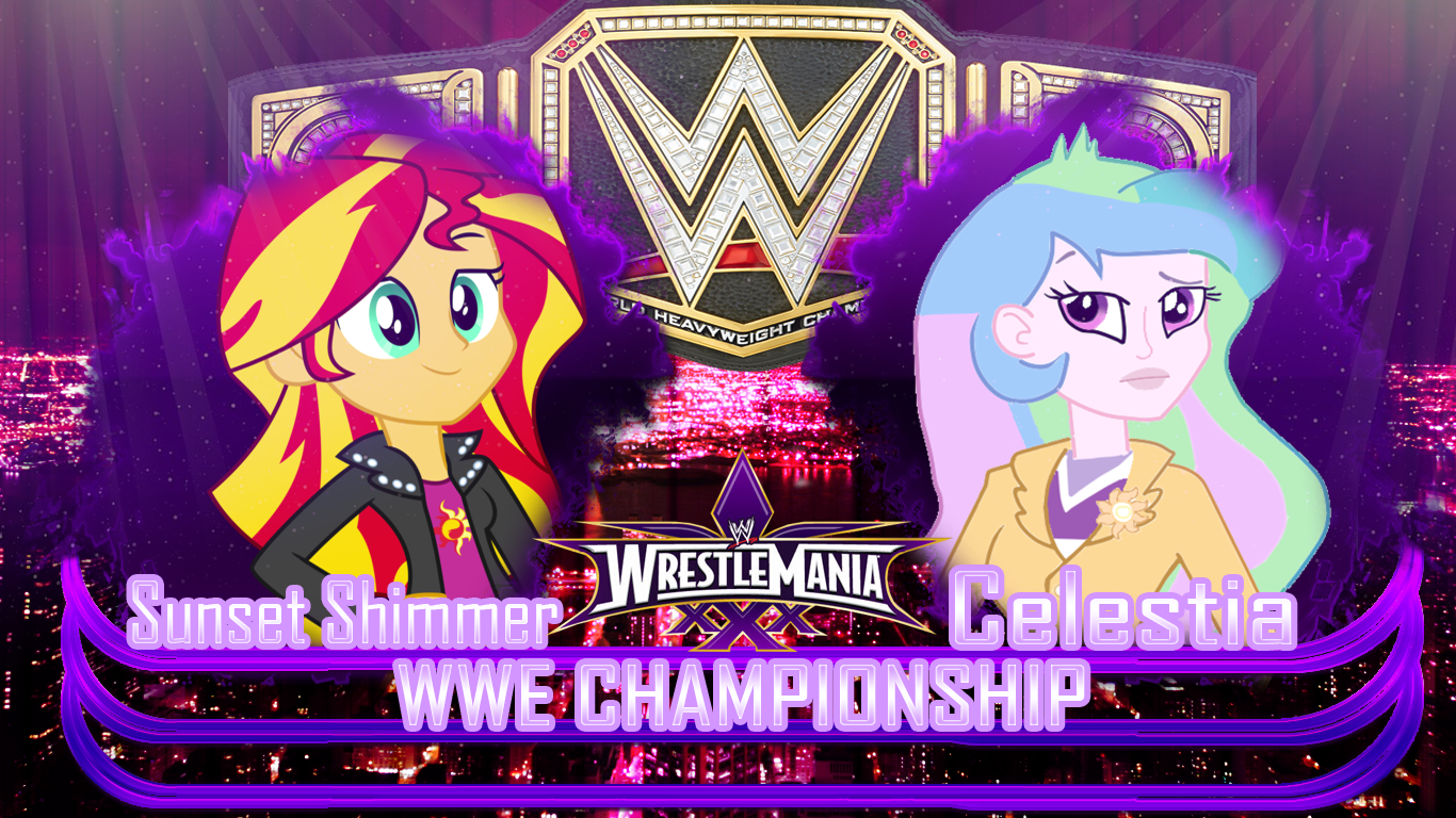 WWE/MLP Match Card Test 4 by Mirai-Digi on DeviantArt