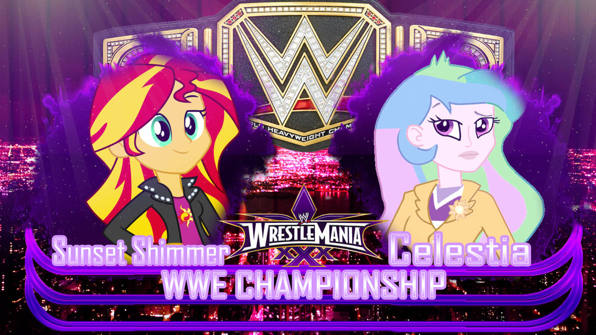 WWE/MLP Match Card Test 4 by Mirai-Digi on DeviantArt