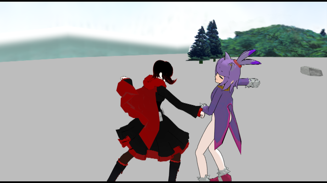 MMD Fight Motion: Ruby vs. Blaze (Test) by Mirai-Digi on DeviantArt