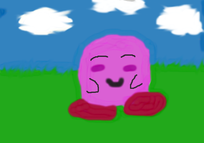 kirby standing by roisepoise101 on DeviantArt