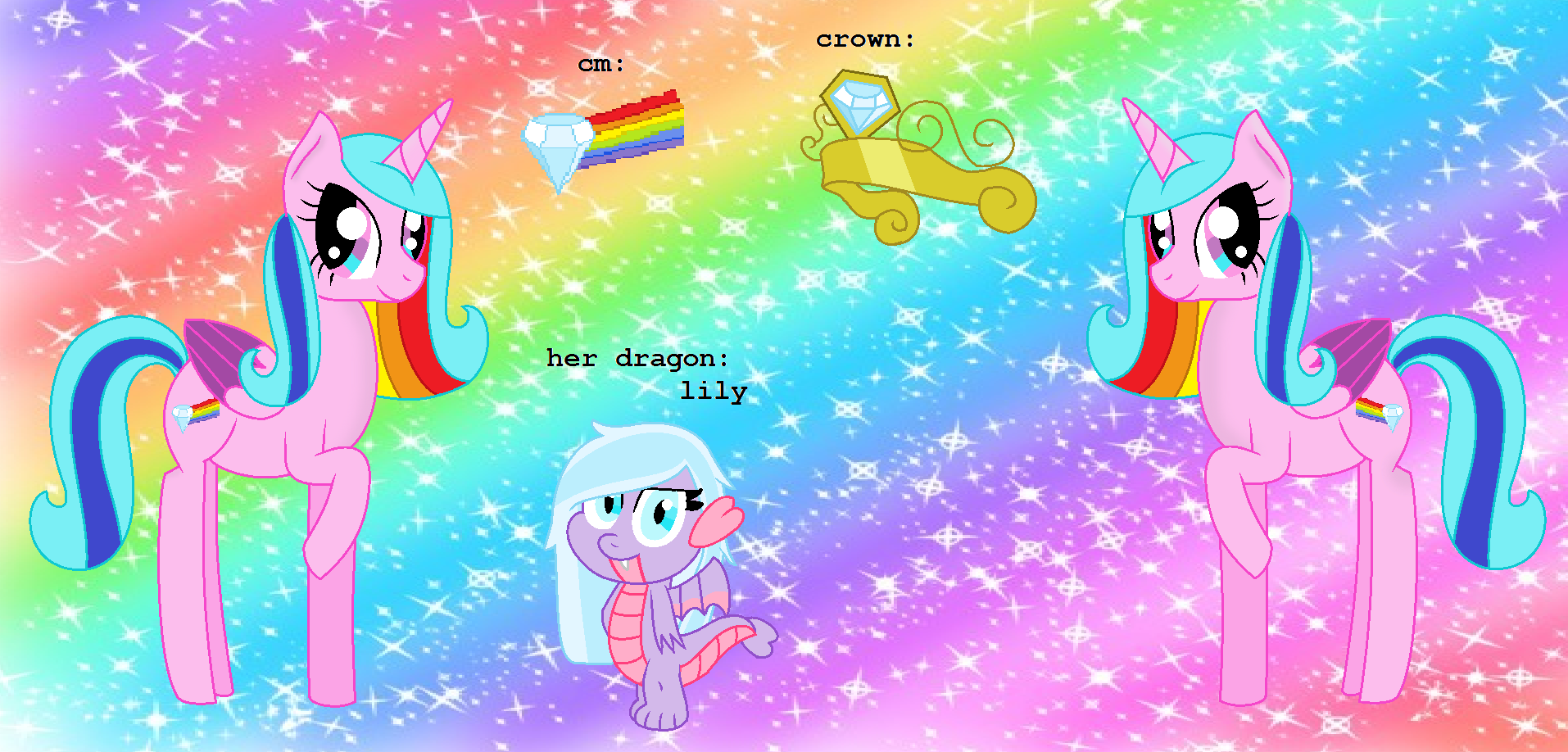 Mlp Rainbow Diamond Reference Sheet by DangerDana220 on DeviantArt