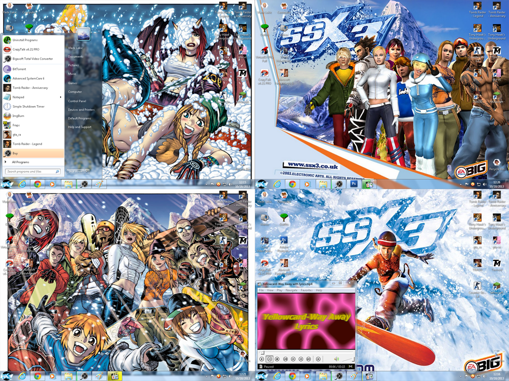 Windows 7 - SSX 3 Theme by vlade98 on DeviantArt