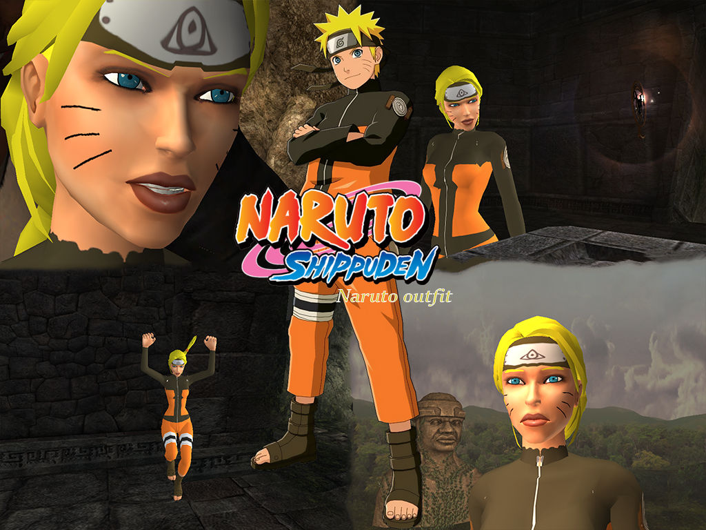 Tomb Raider Anniversary - Naruto outfit by vlade98 on DeviantArt