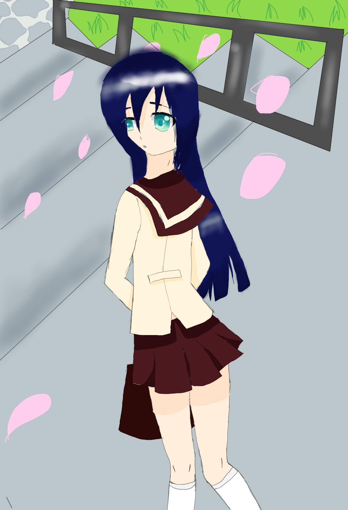 Sakura School girl by Kana-chan187 on DeviantArt