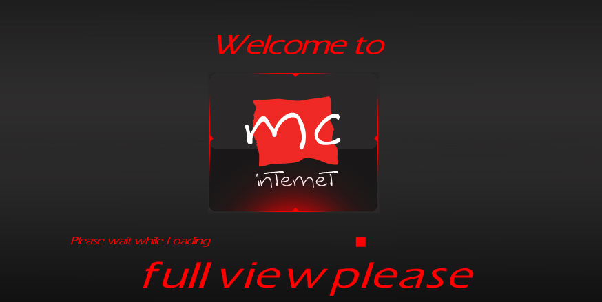 Mc internet flash intro + page by Rvers3 on DeviantArt