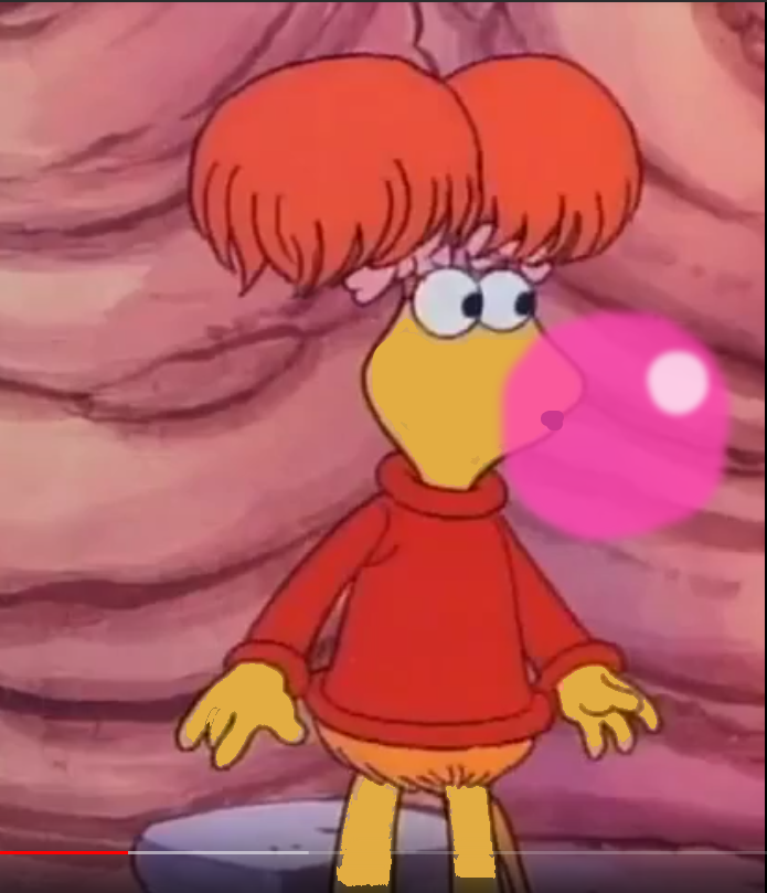 Red Fraggle Blowing Bubblegum by Elizabethjones18 on DeviantArt