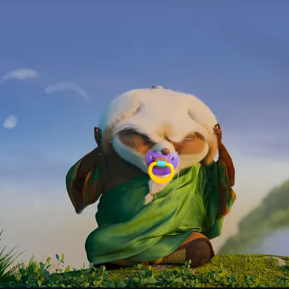 Shifu Sucking On A Baby Pacifier 3.0 by Elizabethjones18 on DeviantArt