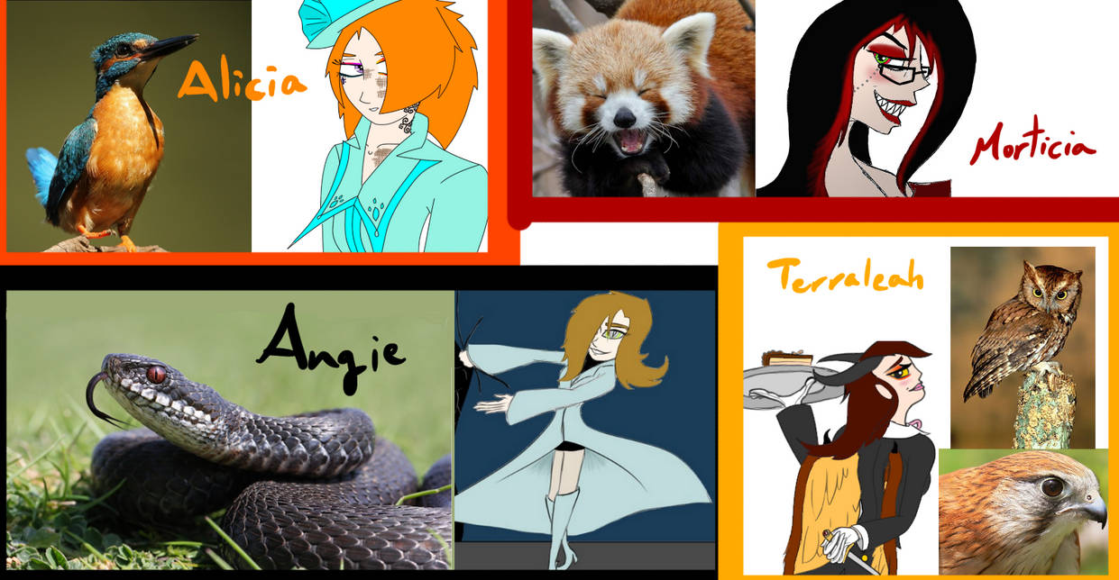 Black Butler Characters to animals by Smasher-D4NSK on DeviantArt
