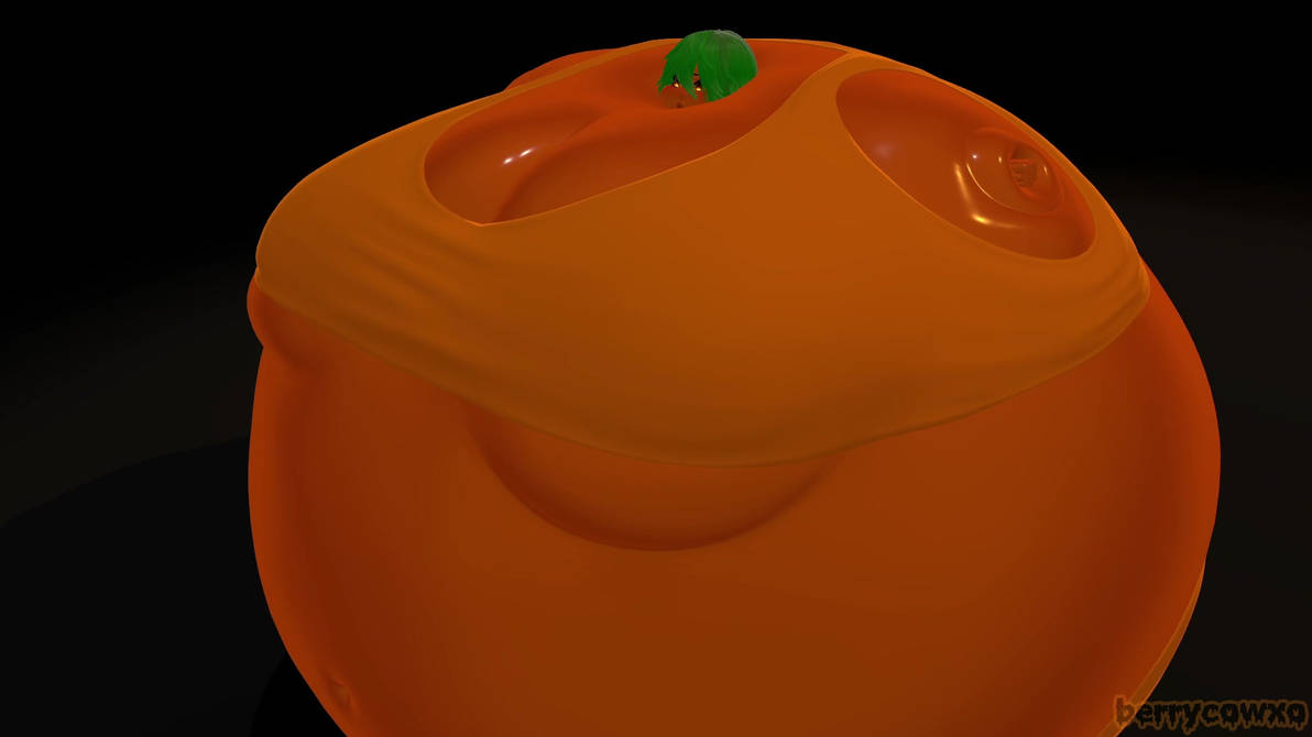 Some Waddling | Halloween Pumpkin Inflation Girl by berrycowxo on ...
