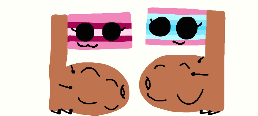 Transfeminine Flag and Transmasc Pride Flag Vore by Pigg2 on DeviantArt