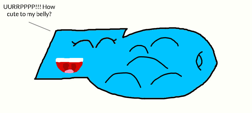Parallelogram with a voreish big belly by Pigg2 on DeviantArt