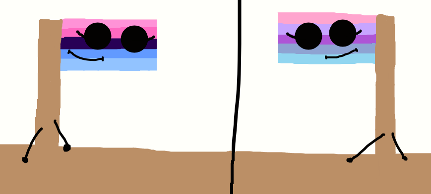 Pride Flag Omnigender and Omnisexual eating by Pigg2 on DeviantArt