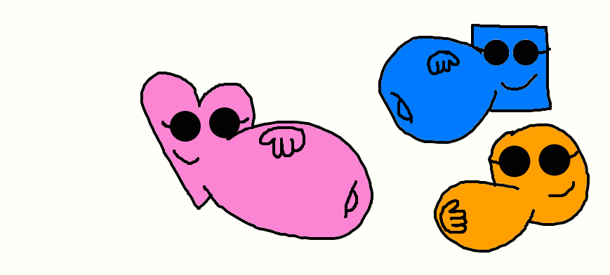 Heart Circle and Square Stuffed by Pigg2 on DeviantArt