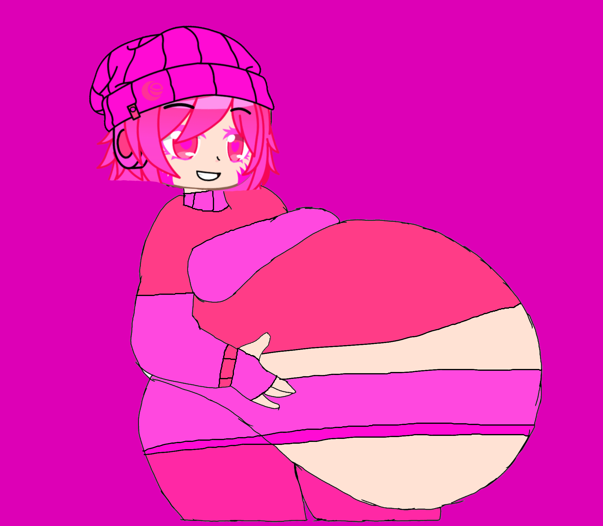 Neon Magenta Vore by Pigg2 on DeviantArt