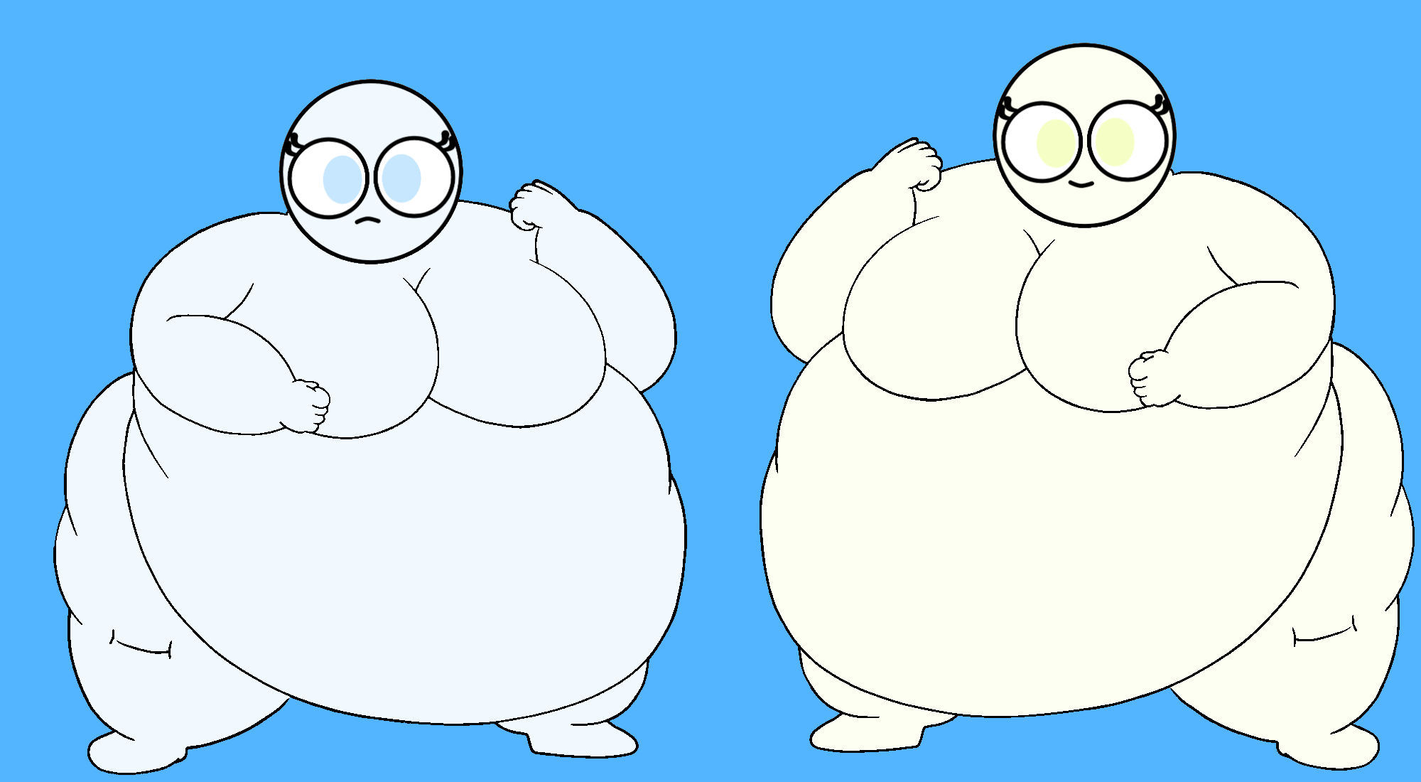 Fat Sugar VS Fat Milk by Pigg2 on DeviantArt