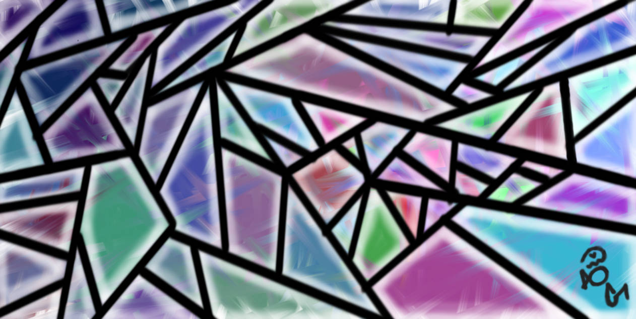 Frozen Crystal Stained Glass by KayKittyComics456 on DeviantArt