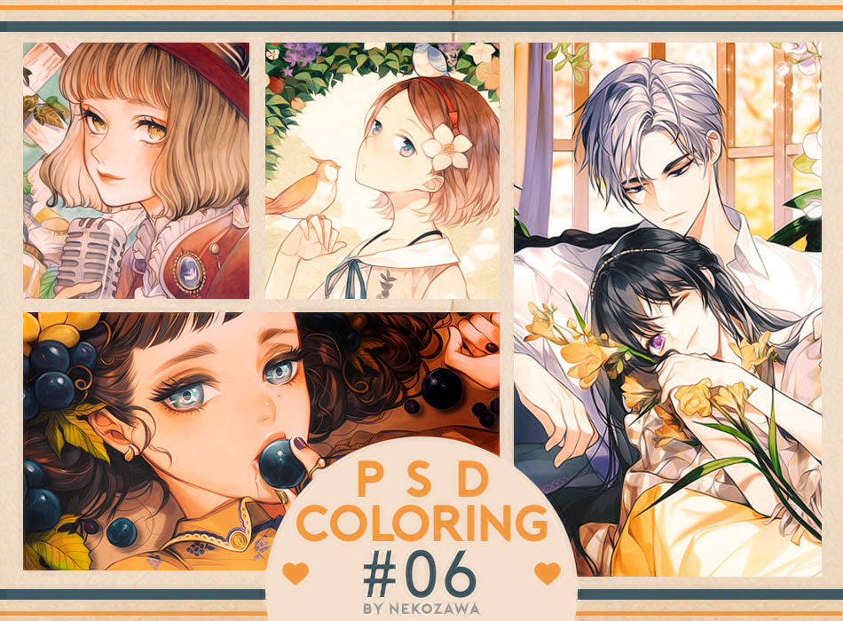 // PSD COLORING #06 by nek0zawa on DeviantArt